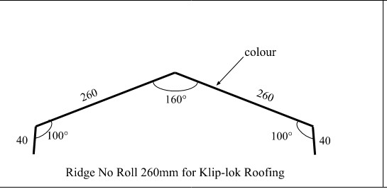 Ridge Capping (No Roll)